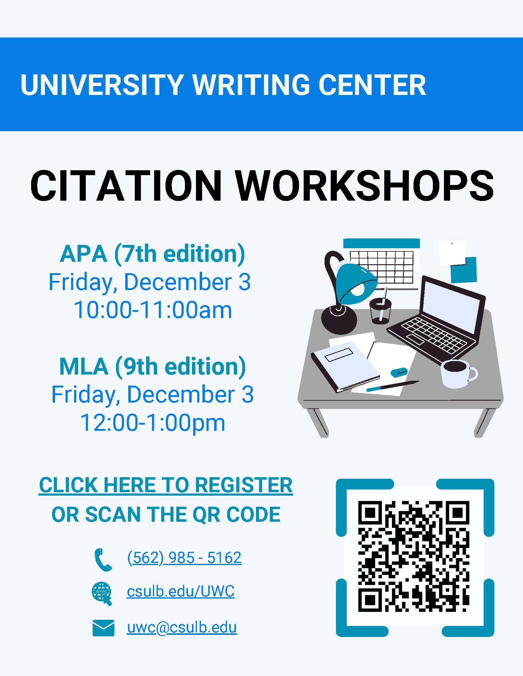 MLA & APA Citation Workshops - Fall 2021 | California State University ...