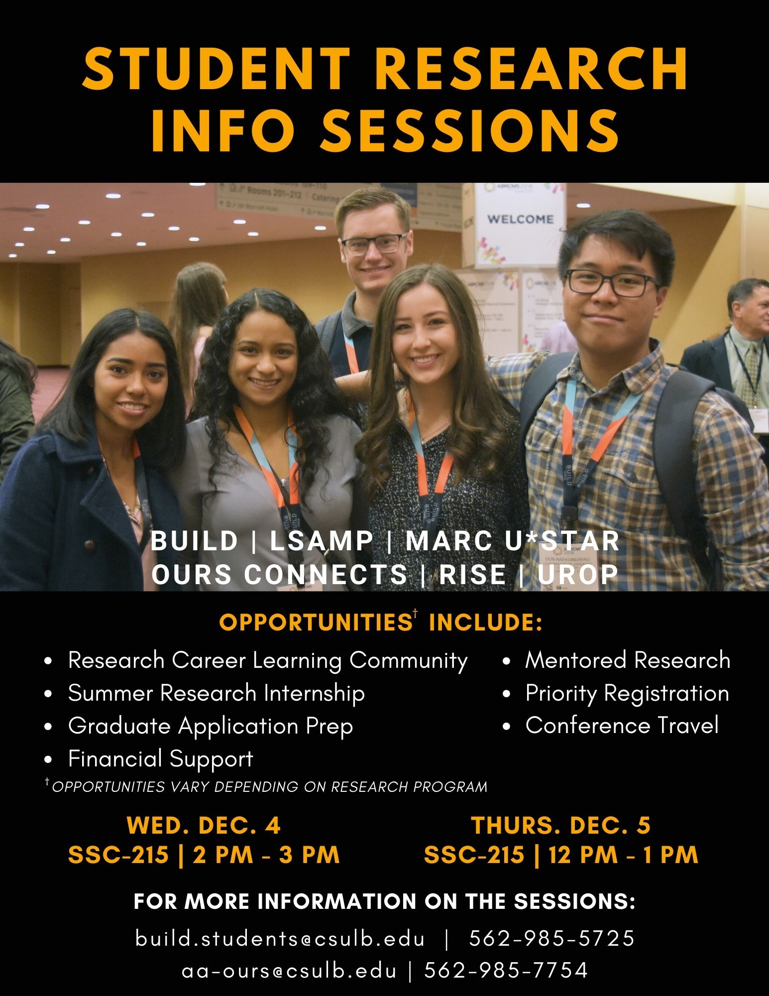 OURS Events | California State University Long Beach