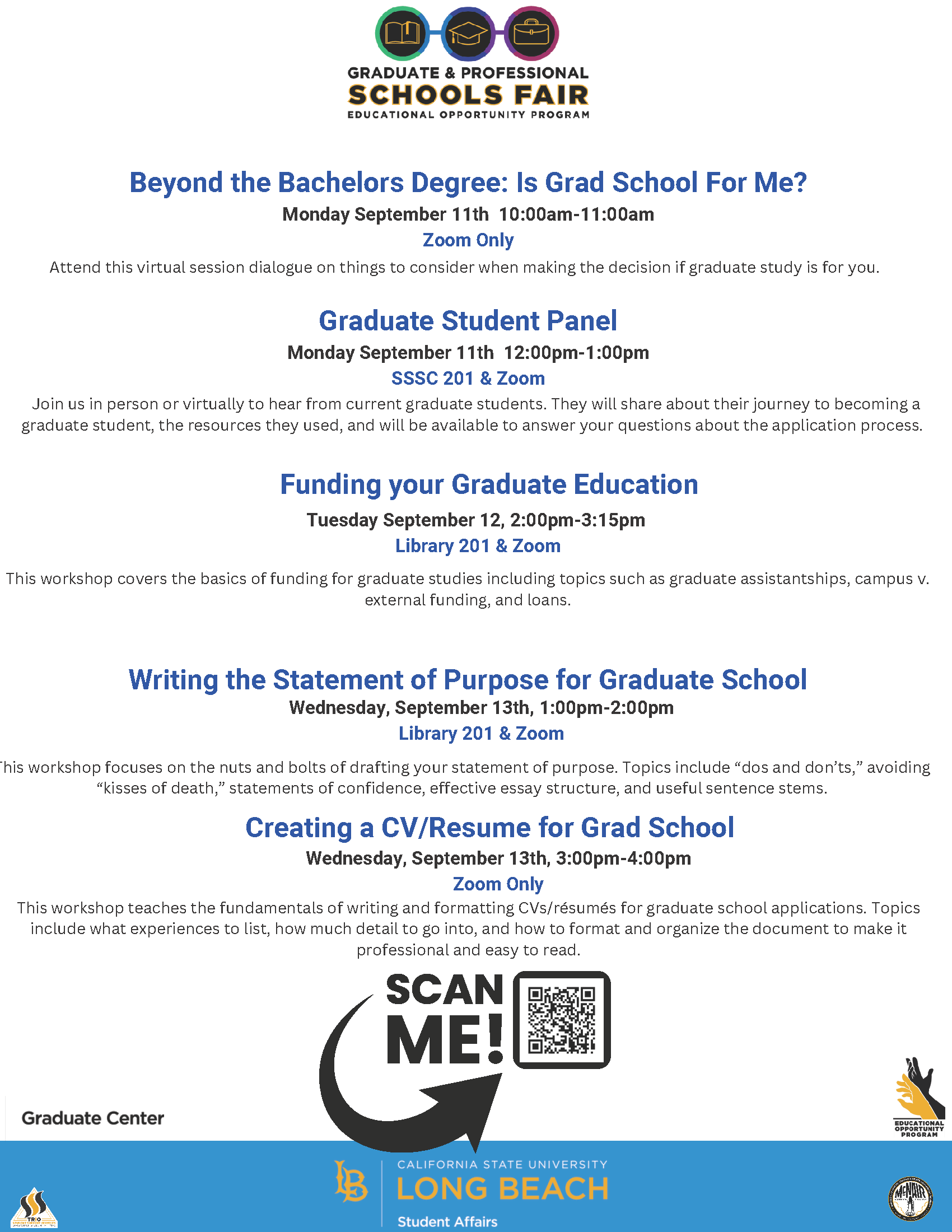 Graduate & Professional Schools Fair | California State University Long ...