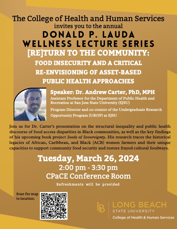 Donald P. Lauda Wellness Lecture Series | California State University ...