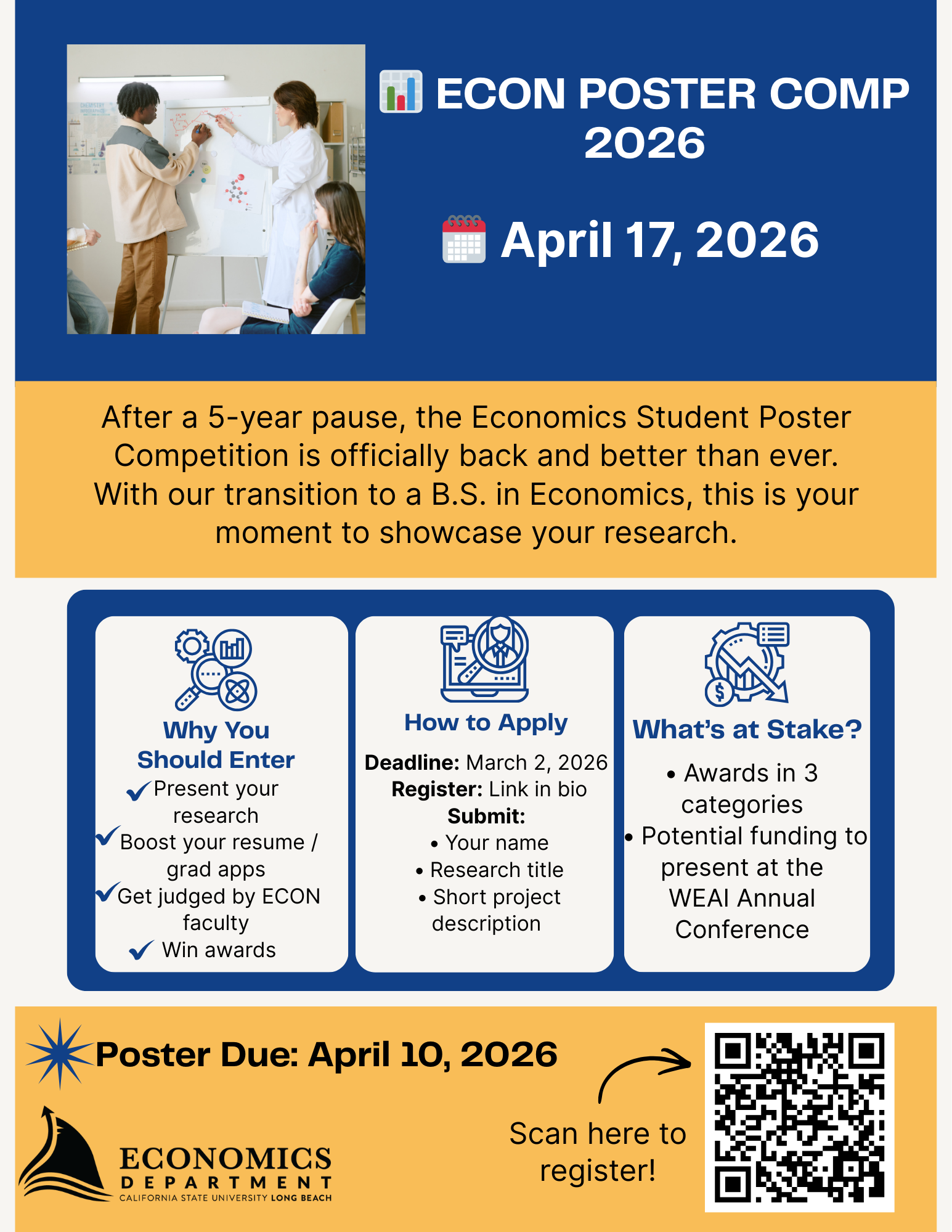 Research Poster Competition | California State University Long Beach