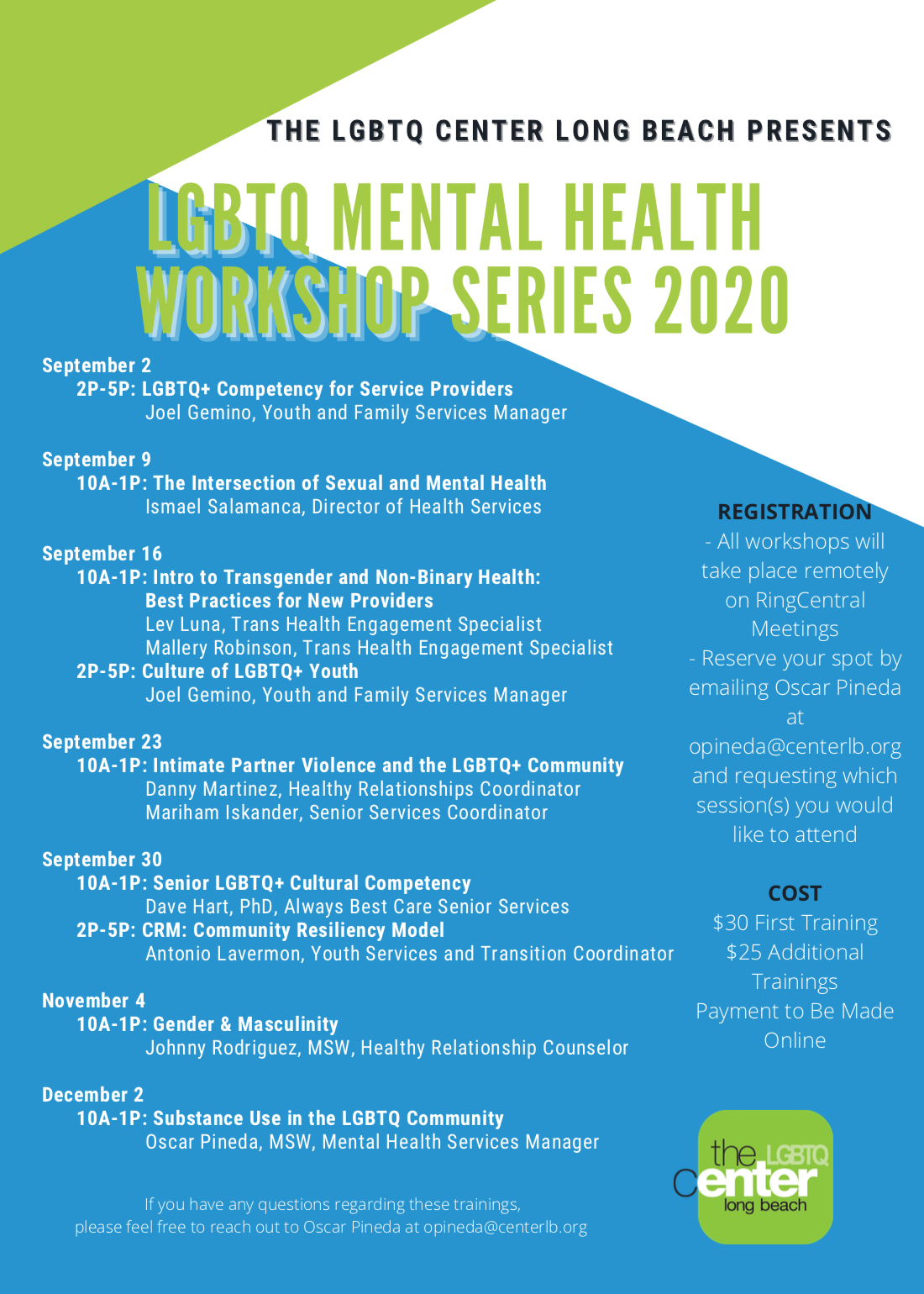 Senior LGBTQ+ Cultural Competency workshop - LGBTQ Center LB ...