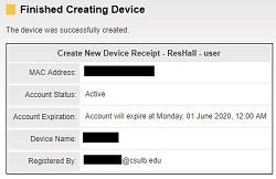 Device Registration | California State University Long Beach