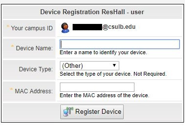 Device Registration | California State University Long Beach